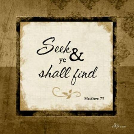 Seek and You Shall Find | Living in The Spirit